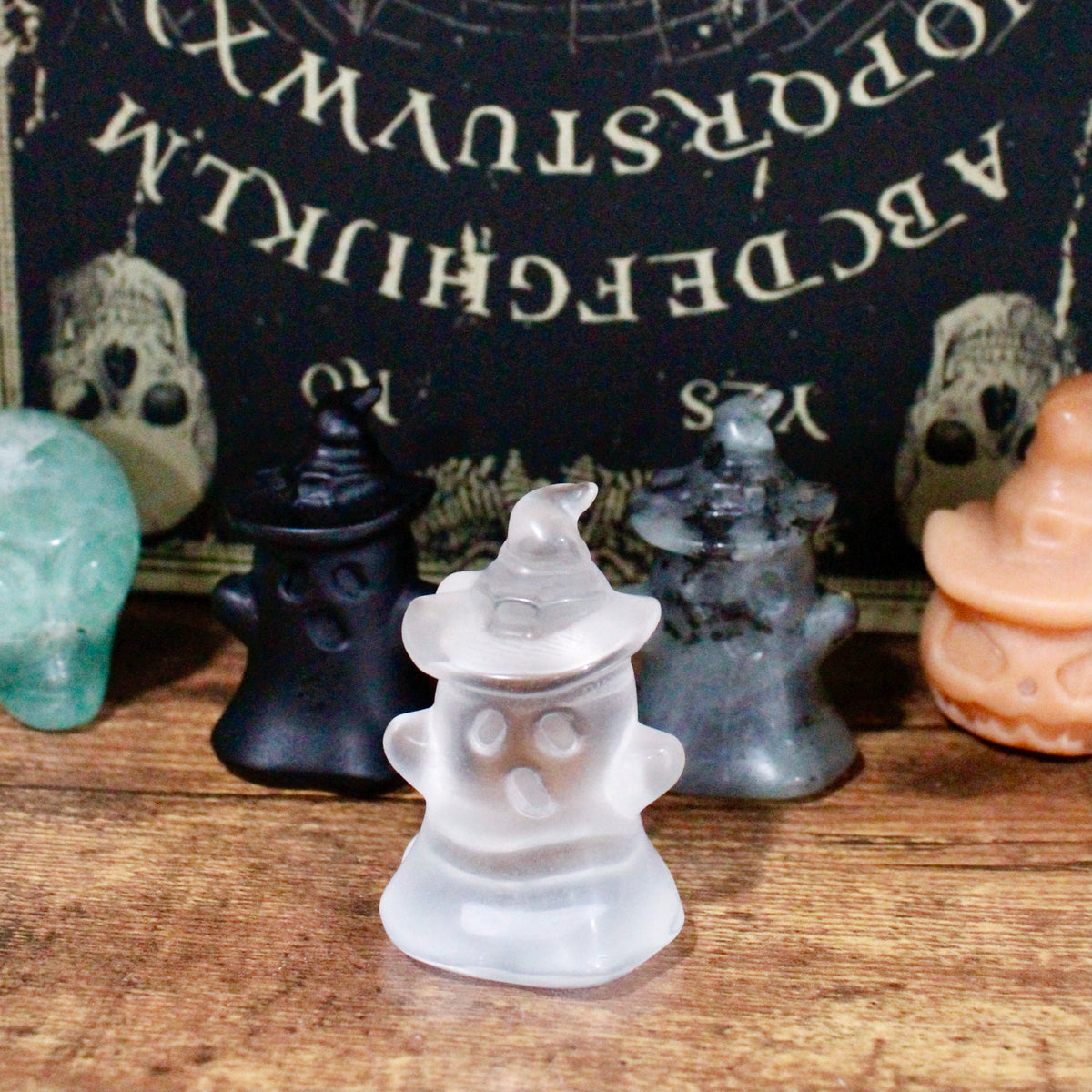 Small Crystal Ghost with Witch Hat | ASCEND