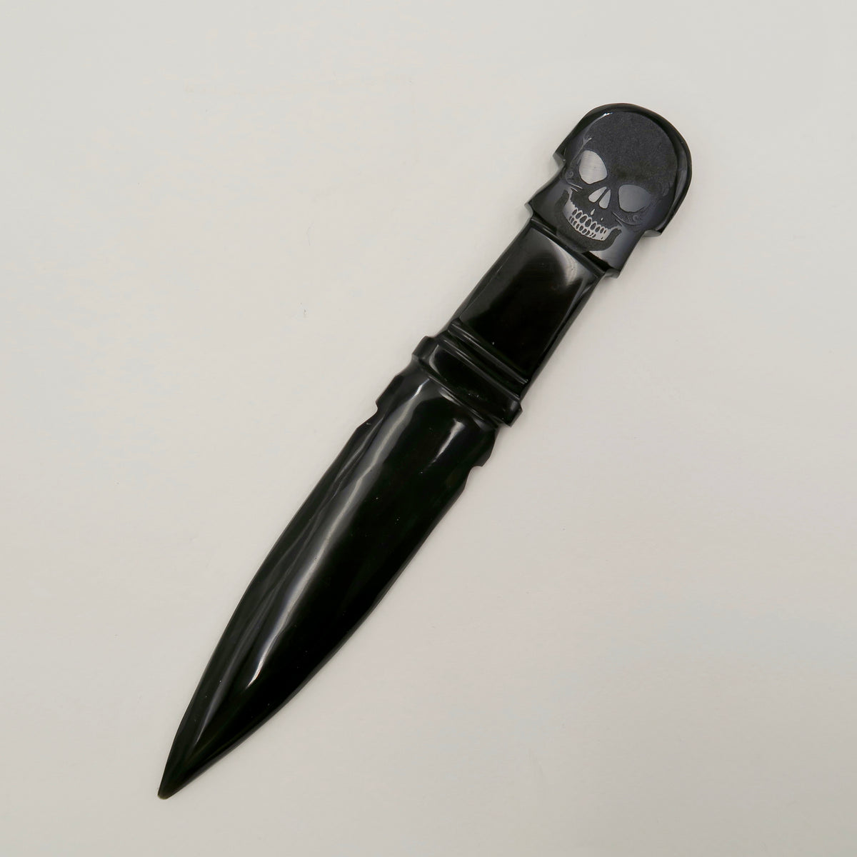 Black Obsidian Skull Athame | ASCEND