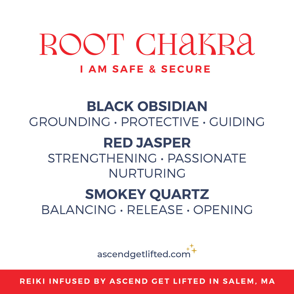 Root Chakra Crystal Set | ASCEND