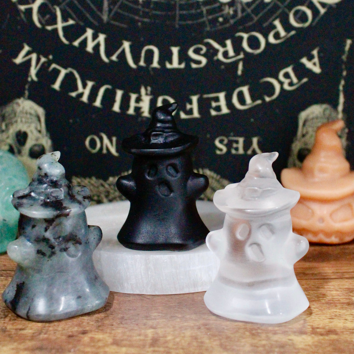 Small Crystal Ghost with Witch Hat | ASCEND