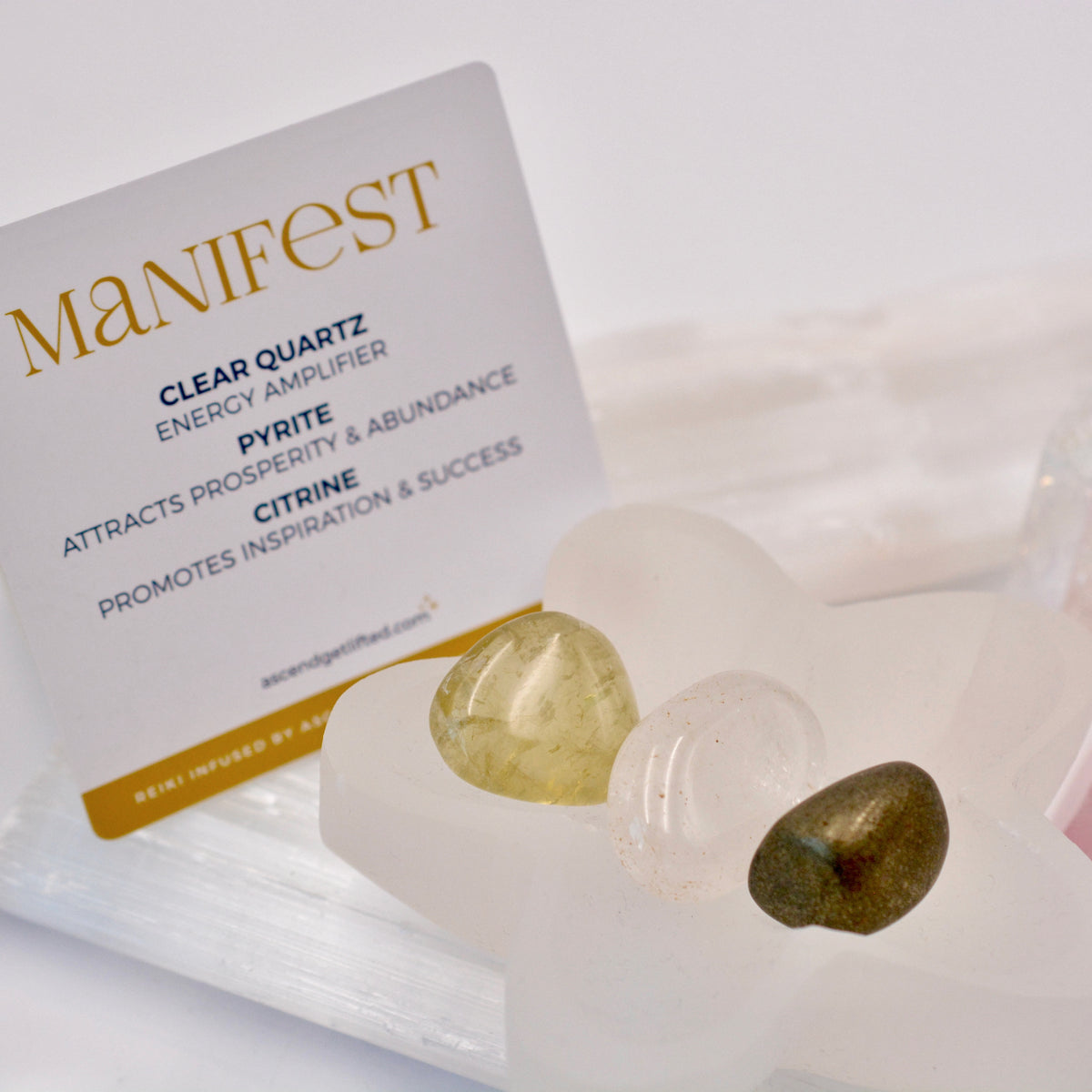 Intention Crystals Set - Manifest | Ascend Crystals Salem
