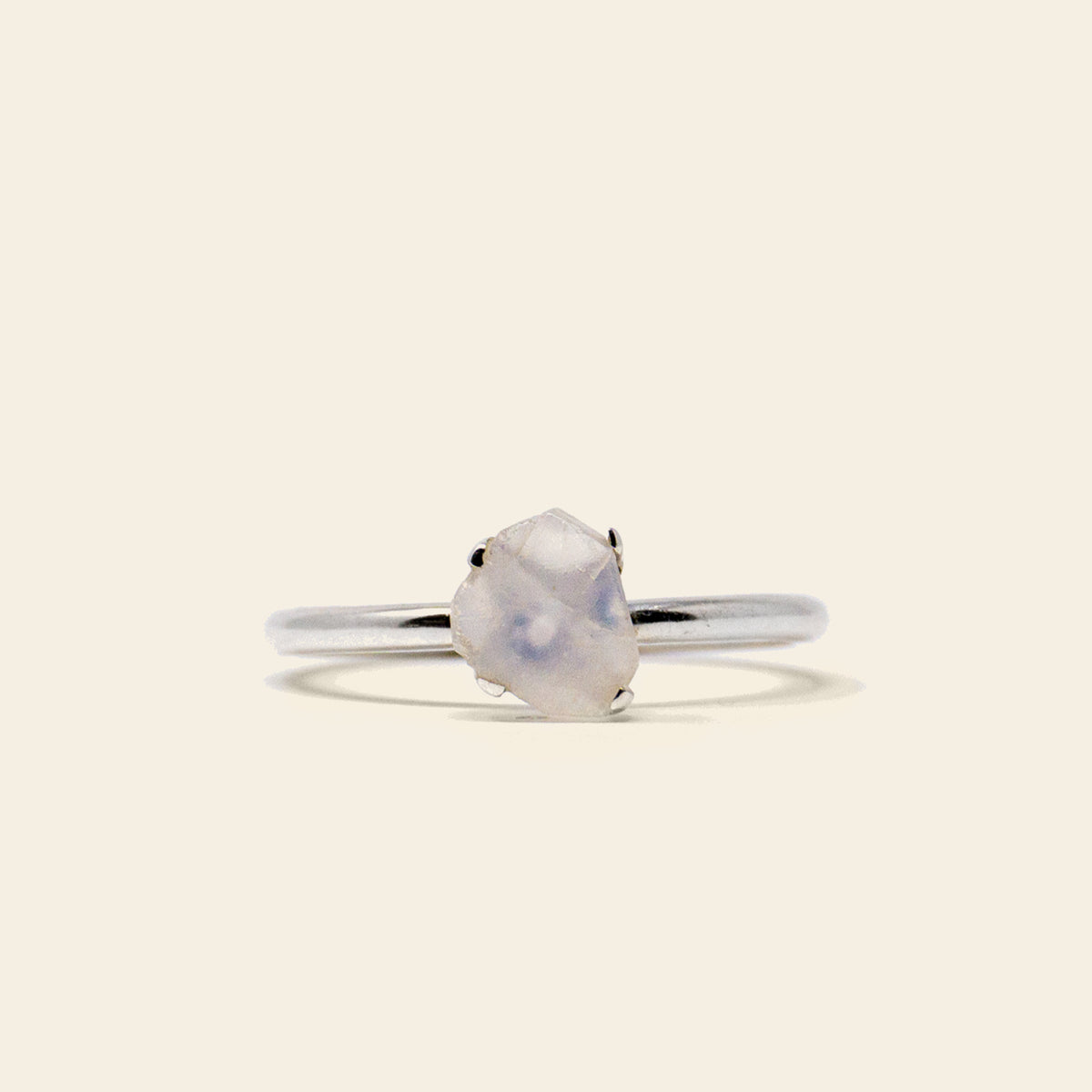 Rough Moonstone Ring