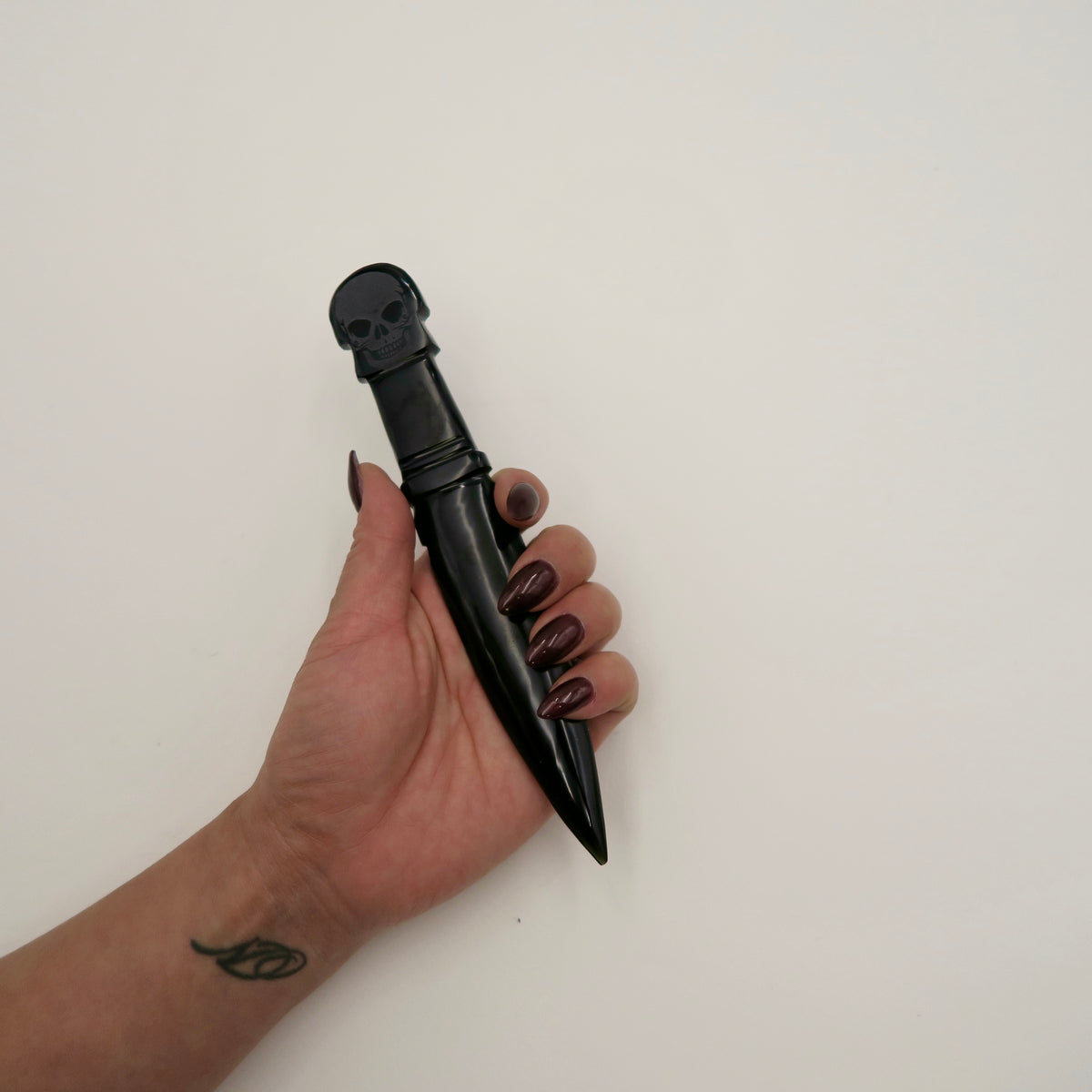 Black Obsidian Skull Athame | ASCEND